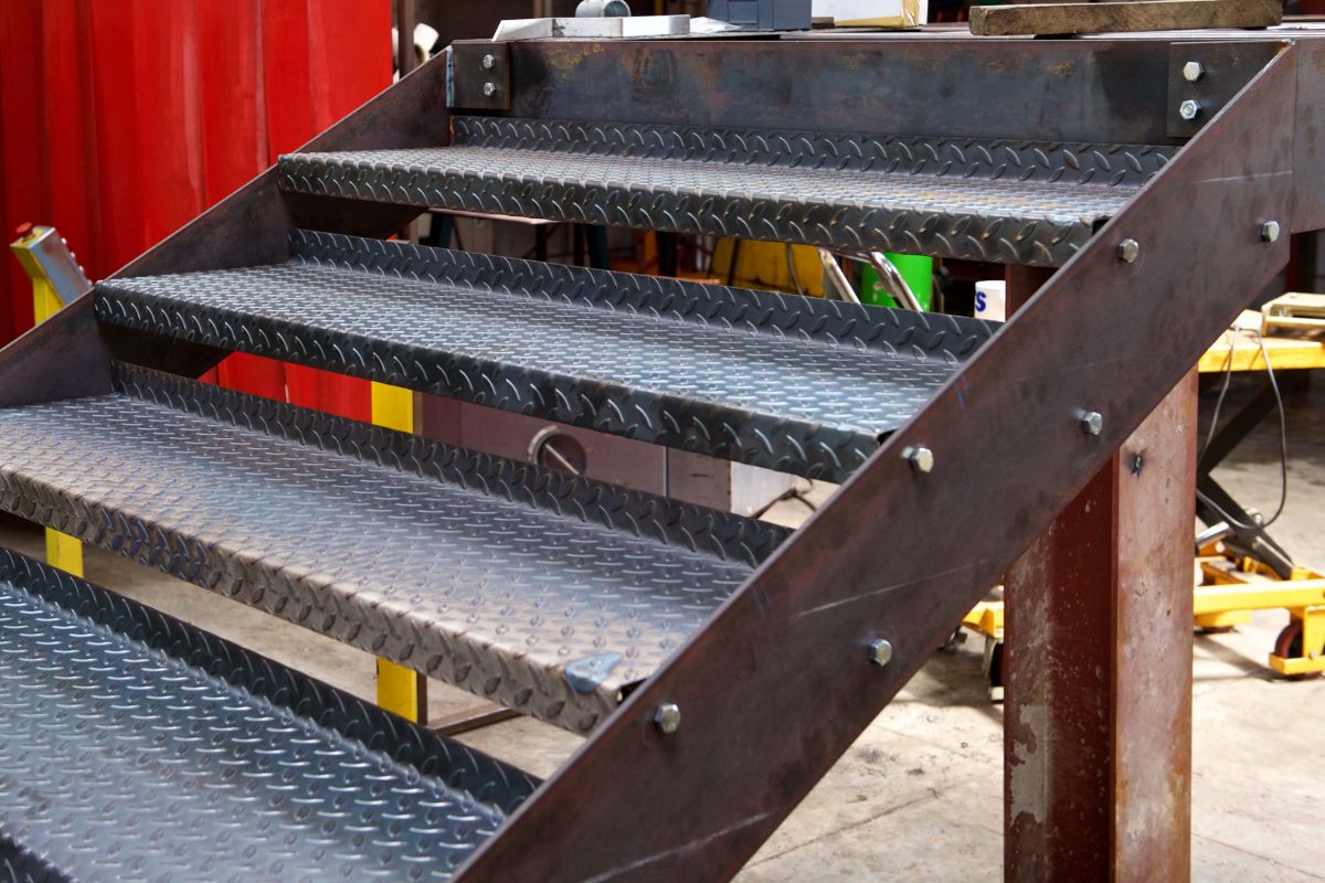 Galvanised external stairs Devon - Coastal Engineering Serivces
