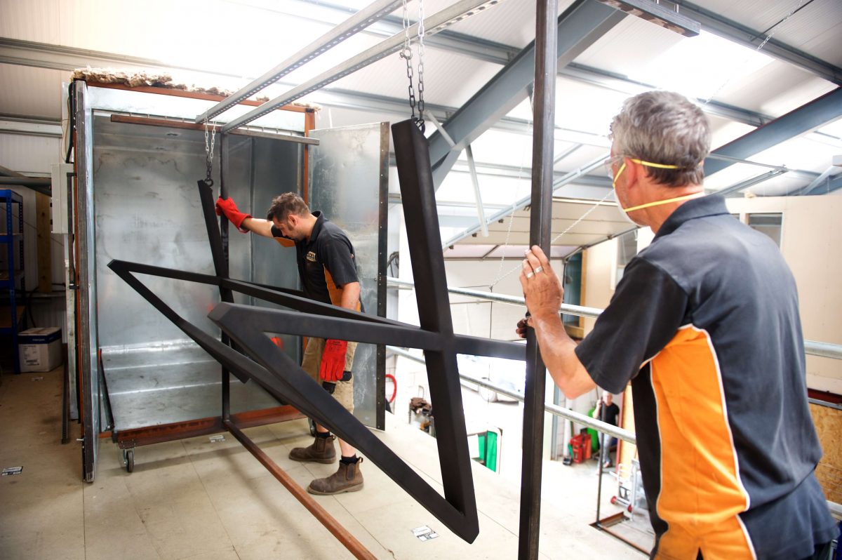Powder coating in Devon - Coastal Engineering Serivces
