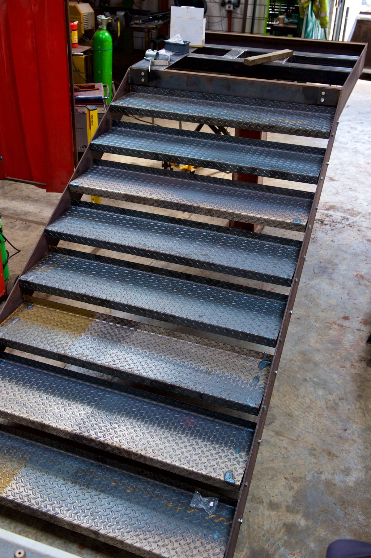 Steel stairs made in Devon - Coastal Engineering Serivces