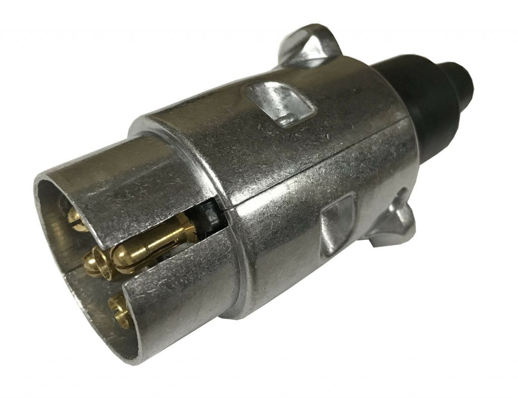 Metal 7 pin plug Trailer plug suits 7 core cable, Fits 6000 & 6002 ...